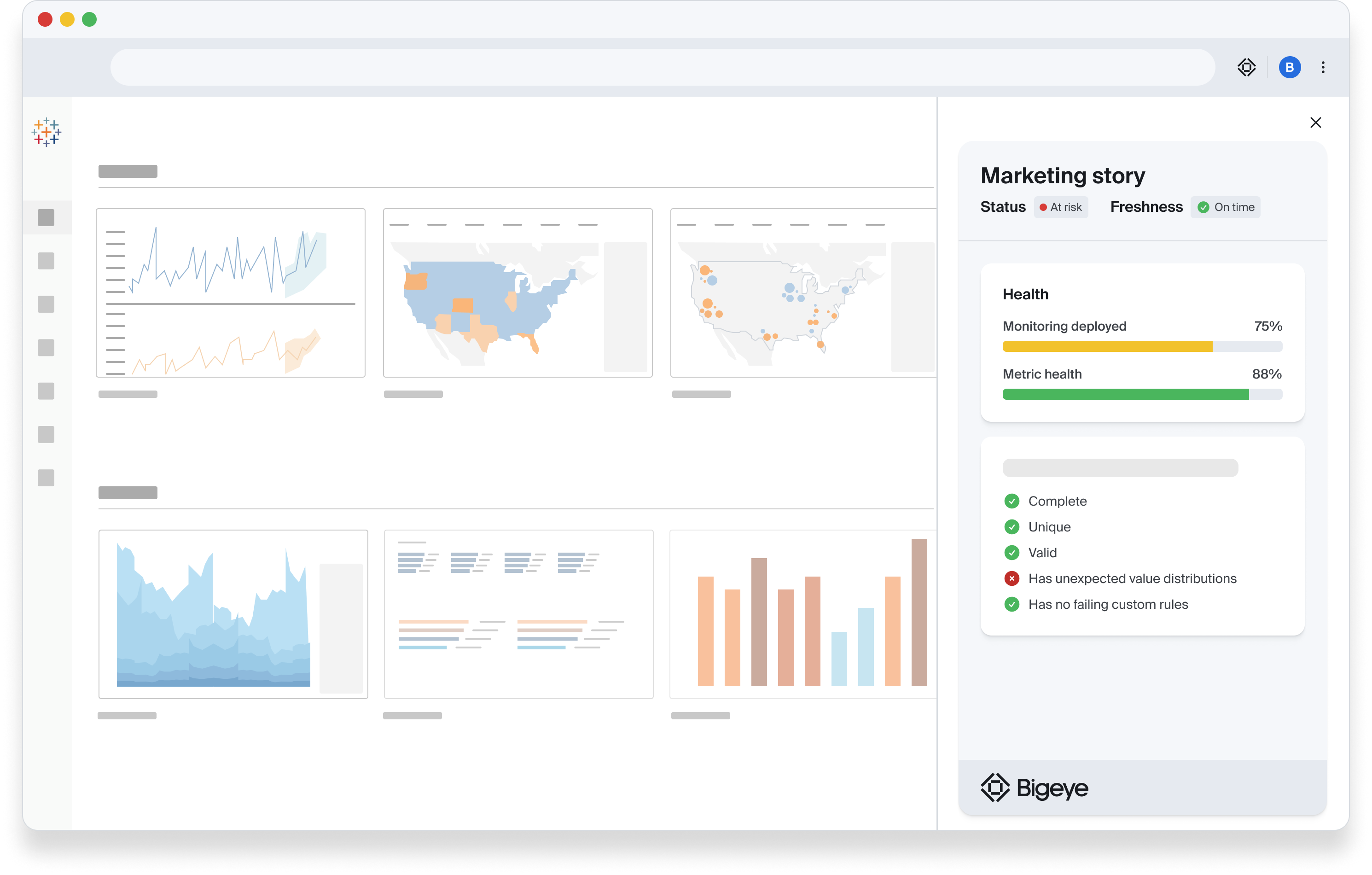 Enterprise Data Monitoring Platform | Bigeye